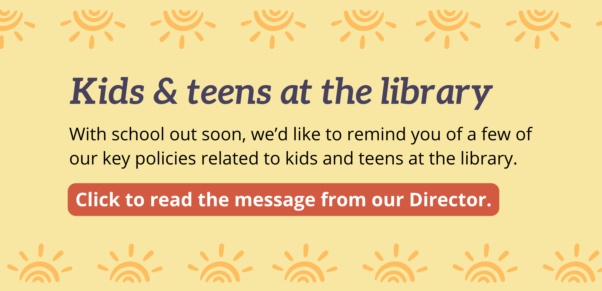 Kids & teens at the library: A few reminders - Millinocket Memorial Library